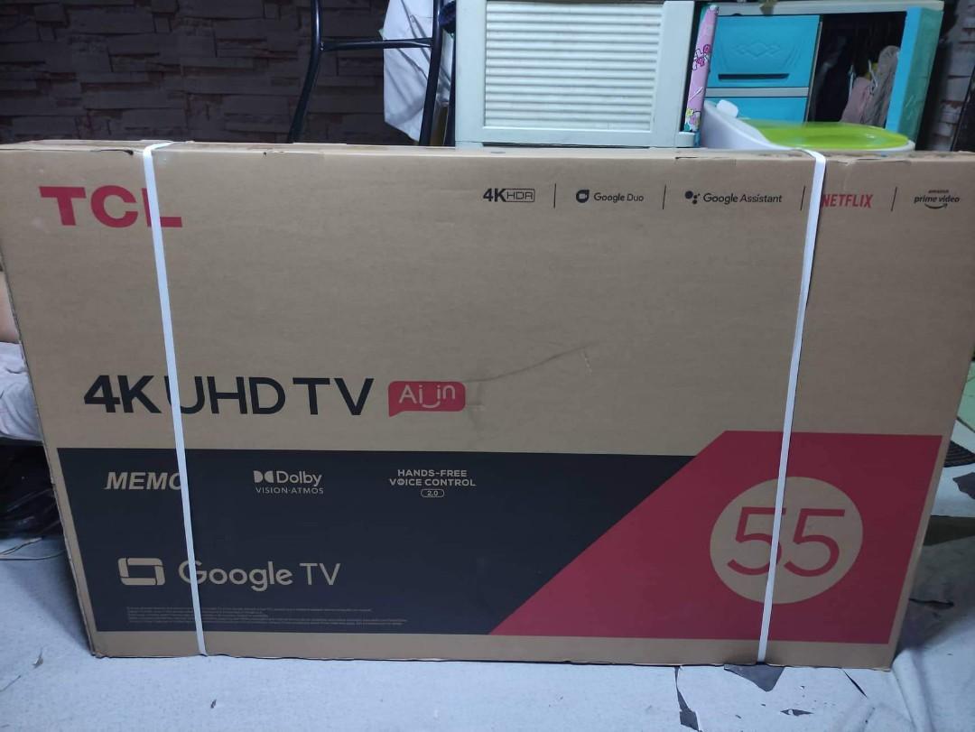 TCL BRANDNEW TV UHD 4k resolution 55inches original price 26k, TV ...