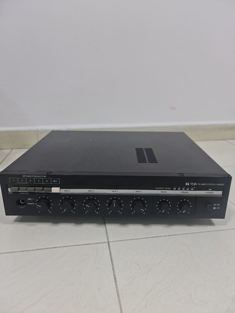 TOA PA Amplifier A1360SS, Audio, Soundbars, Speakers & Amplifiers on ...