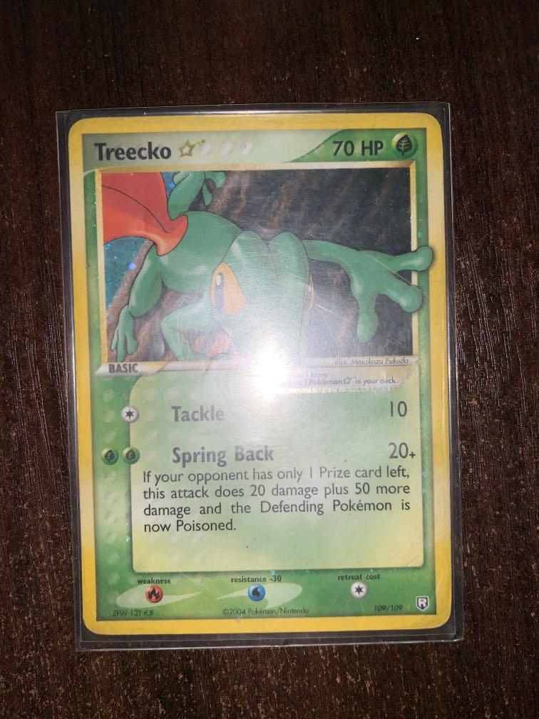 Treecko gold star pokemon card, Hobbies & Toys, Toys & Games on Carousell