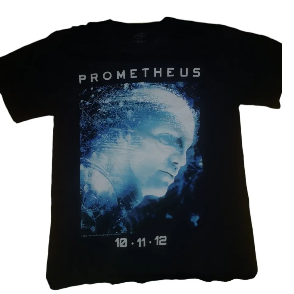 Tshirt film prometheus, Men's Fashion, Tops & Sets, Tshirts & Polo Shirts on Carousell