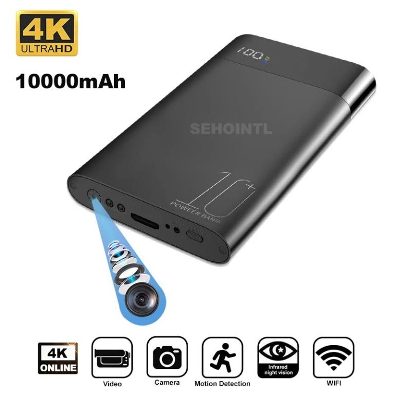 Ultra HD 4K Power Bank Camera Mini Security Wireless Micro Cameras ...