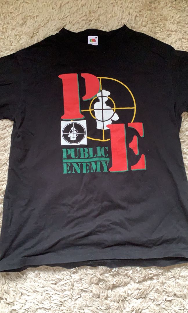 Vintage Public Enemy Tee, Men's Fashion, Tops & Sets, Tshirts & Polo Shirts on Carousell