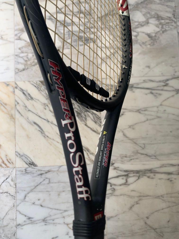 Wilson hyper Pro Staff 5.0, Sports Equipment, Sports & Games, Racket ...