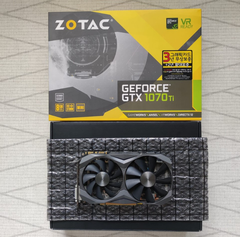 ZOTAC GeForce GTX 1070 Ti MINI 8GB, Computers & Tech, Parts ...