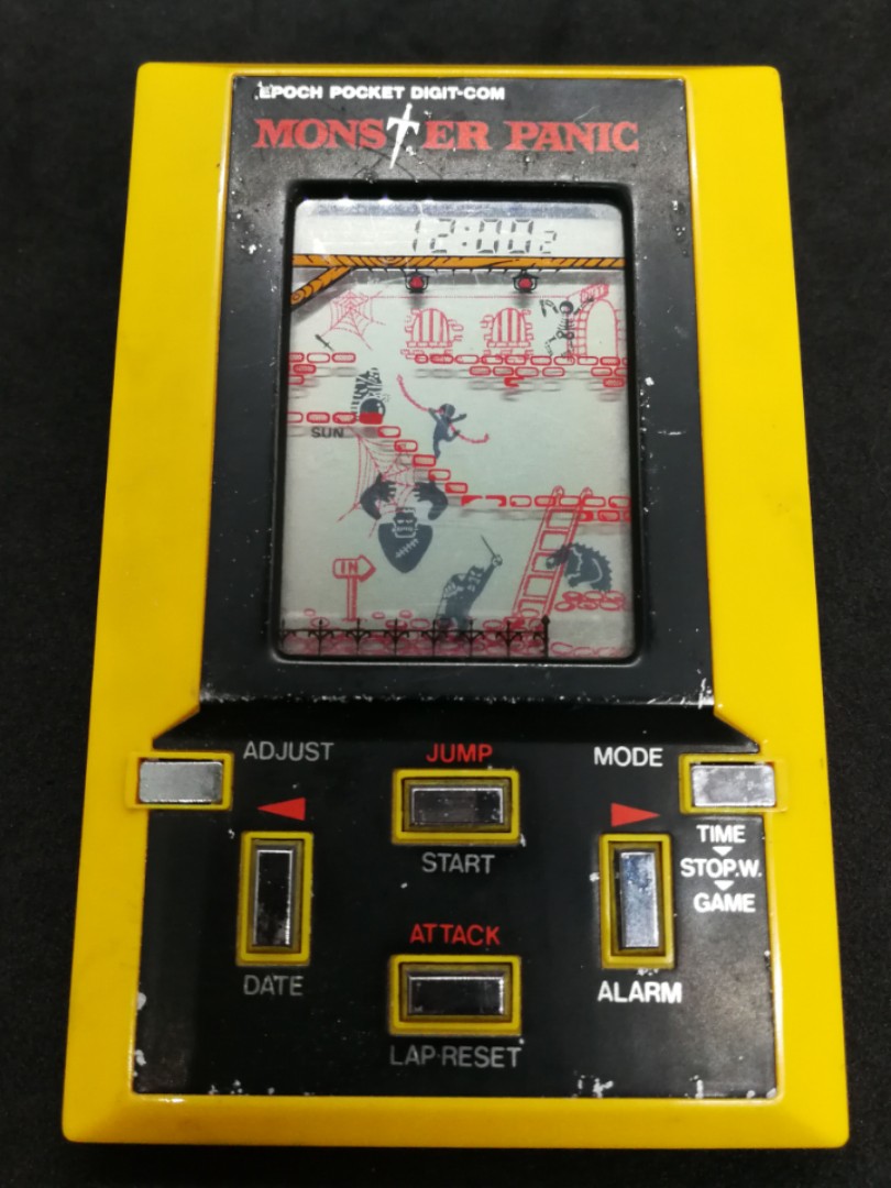 1981年 Epoch 《MONSTER PANIC》 怪物恐慌 (不議價), 電子遊戲, 電子遊戲機, 其他 - Carousell