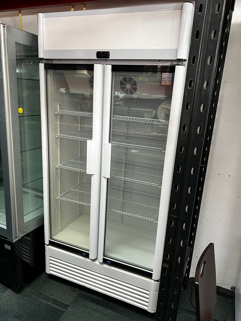 2 glass door chiller / 2 door chiller / display chiller / beverage ...