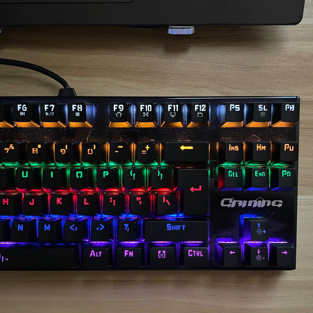 RUSH !!! 87 keys mechanical keyboard (blue switch), Computers & Tech ...