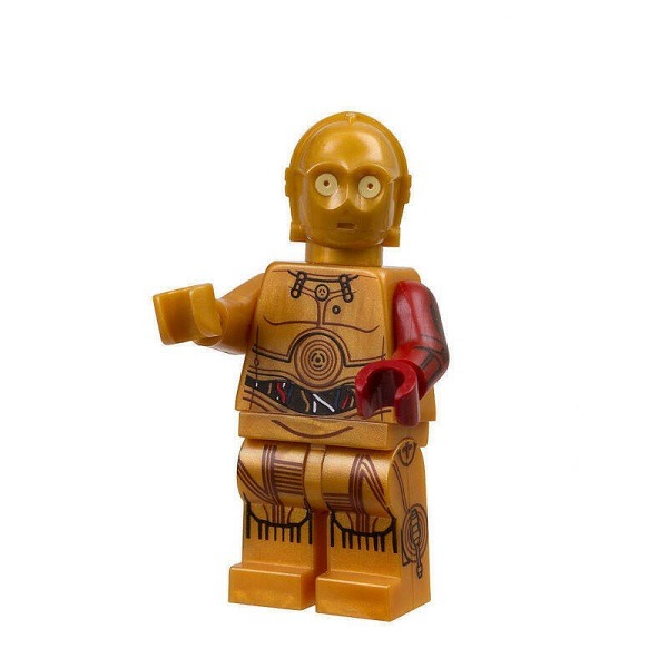全新! Lego Star Wars 星球大戰 C-3PO - Dark Red Arm, Printed Arms, Printed ...