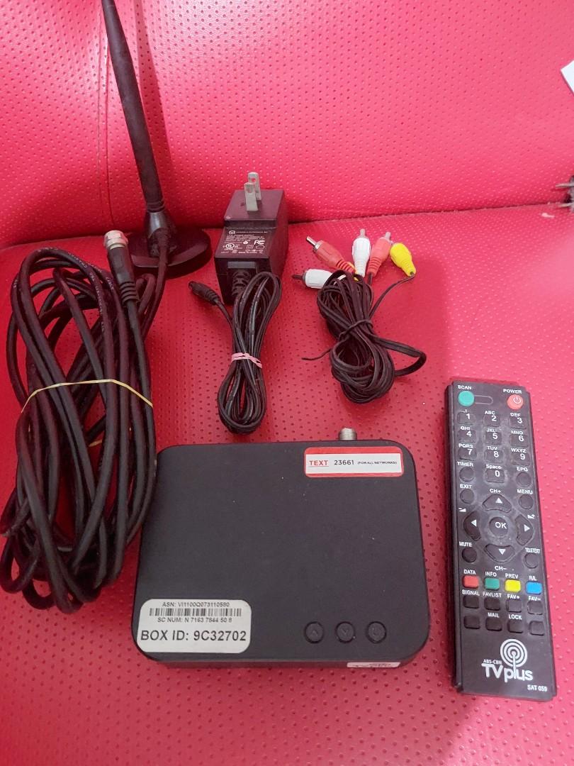 ABS-CBN TV Plus Box Complete Set, TV & Home Appliances, TV ...