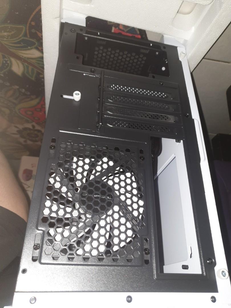 Alpha tecware casing white (!!no side glass panel!!), Computers & Tech ...