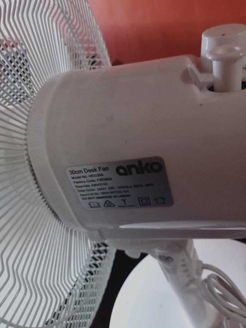 Anko desk fan, Furniture & Home Living, Lighting & Fans, Fans on Carousell