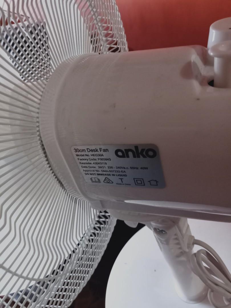 Anko desk fan, Furniture & Home Living, Lighting & Fans, Fans on Carousell