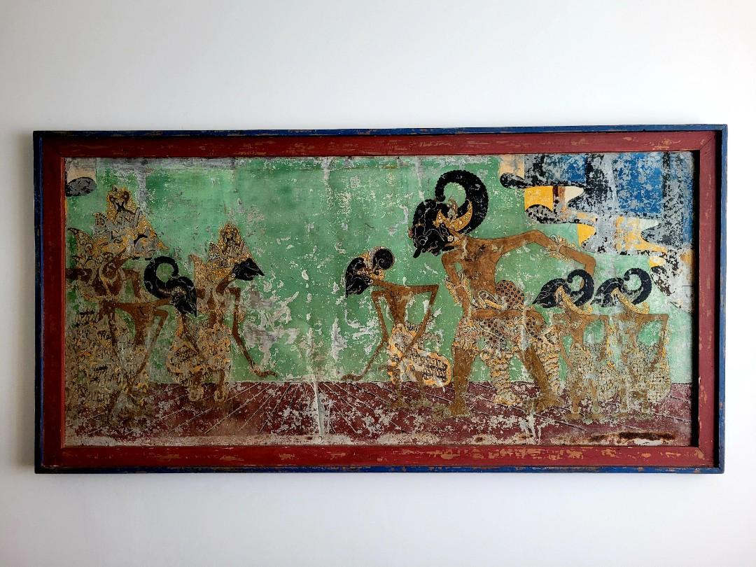 Antique Java Wayang painting, Hobbies & Toys, Collectibles ...