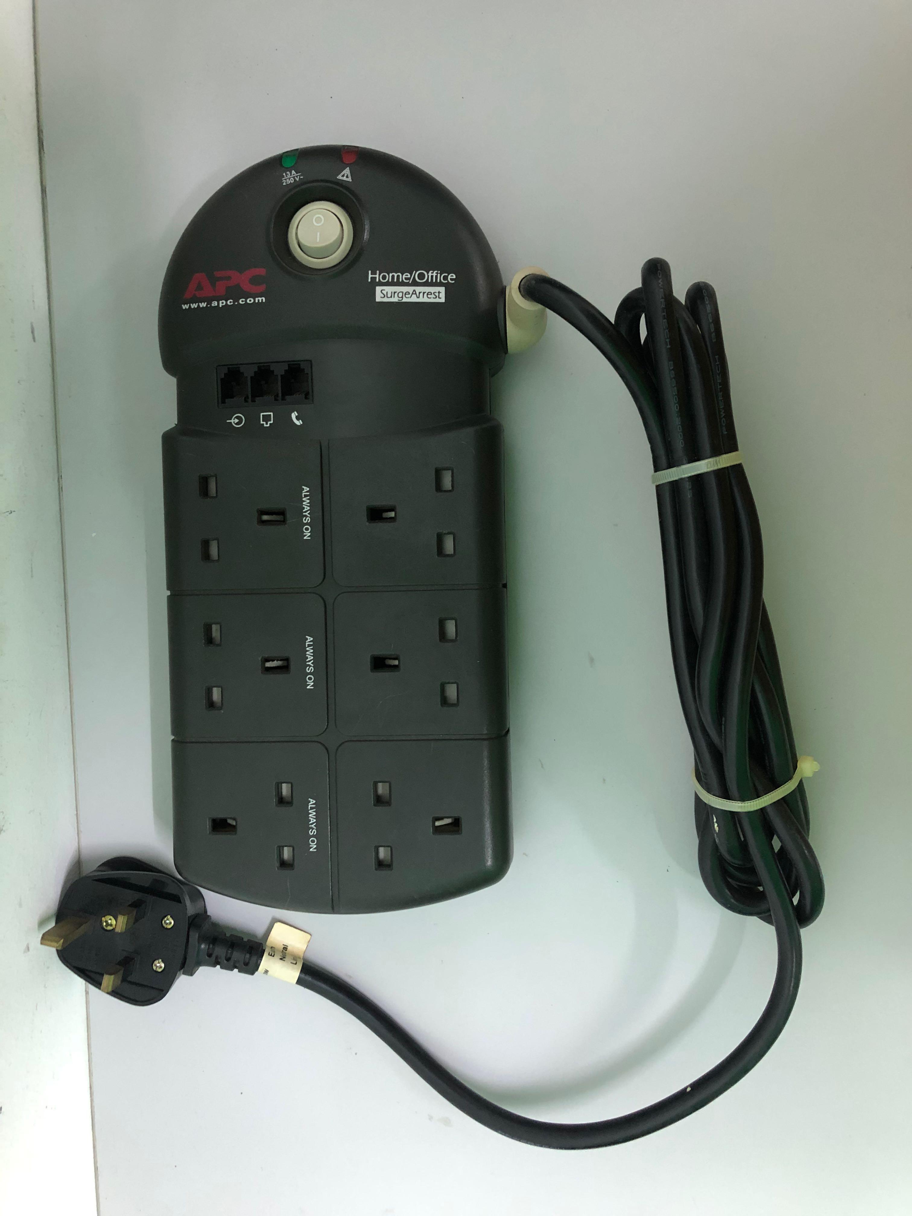 APC Non-Rewireable Portable Socket Outlet, Computers & Tech, Parts ...