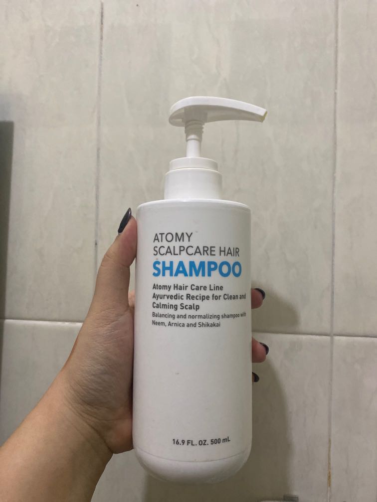 Atomy Scalpcare Hair Shampoo 500 ML, Kesehatan & Kecantikan, Perawatan ...