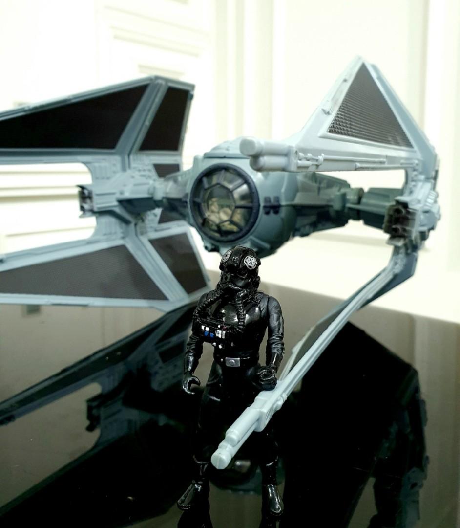 Best Collection of Star Wars Vintage 1995 Tie Interceptor Fighter plus ...