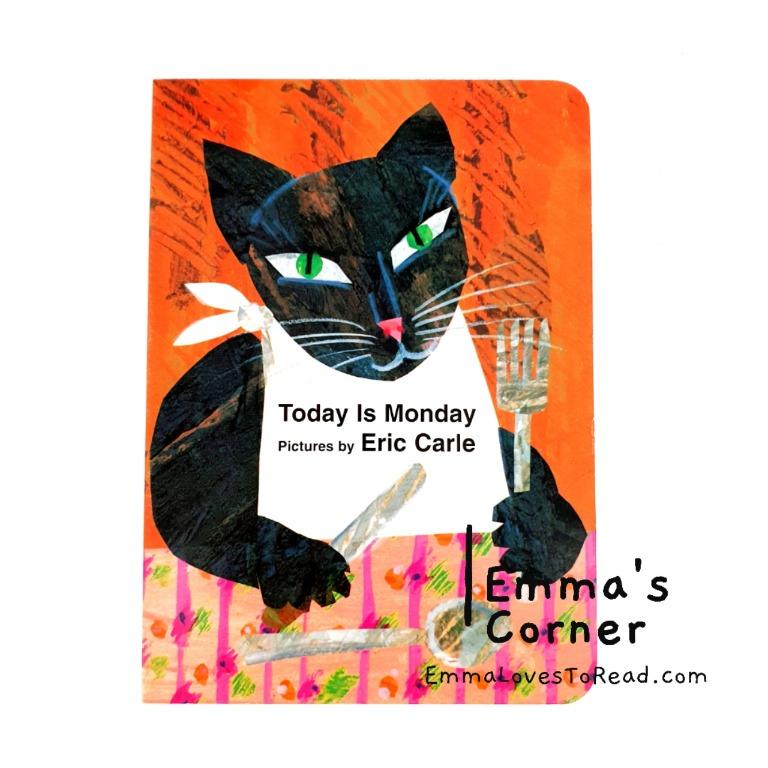 *Board Book* Today is Monday by Eric Carle, Hobbies & Toys, Books ...