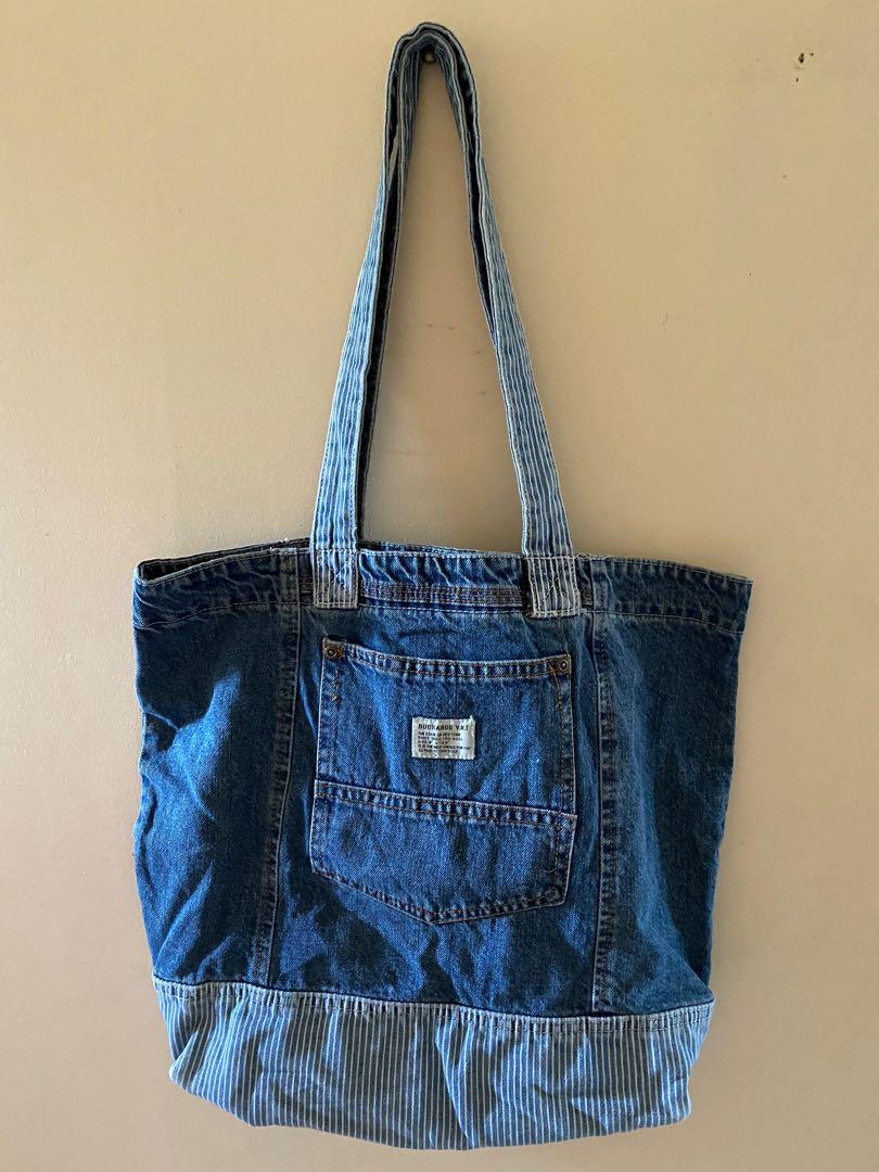 Buckaroo denim tote bag, Women's Fashion, Bags & Wallets, Tote Bags on ...