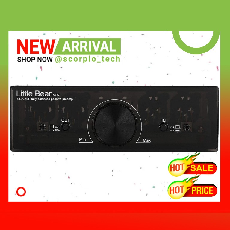 C4 Nobsound Little Bear MC2 Mini Fully-Balanced/Single-Ended Passive ...