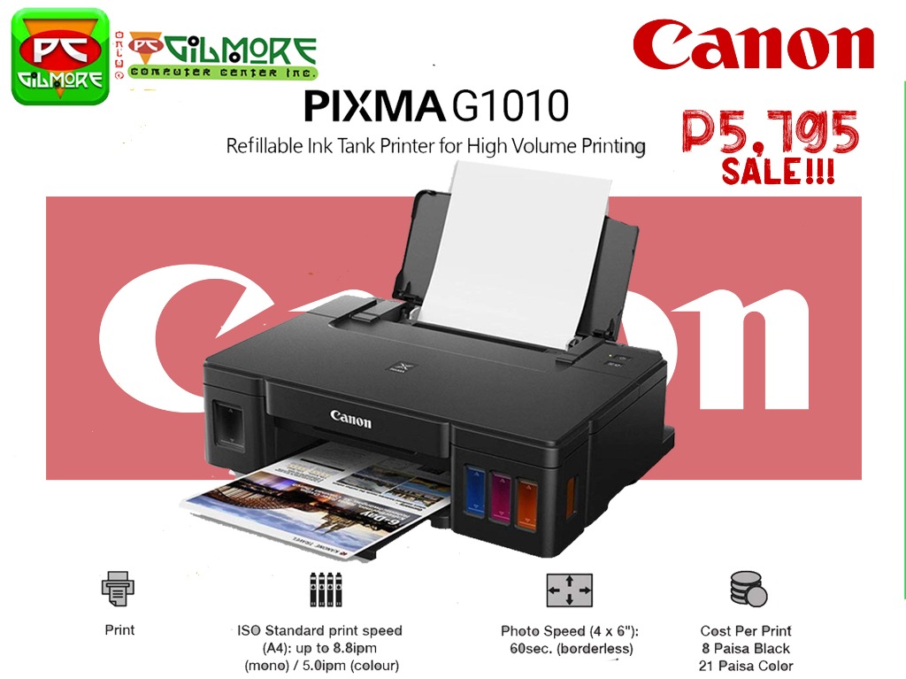 CANON PIXMA G1010 TANK PRINTER SALE!!!/BRANDNEW !!!, Computers & Tech ...
