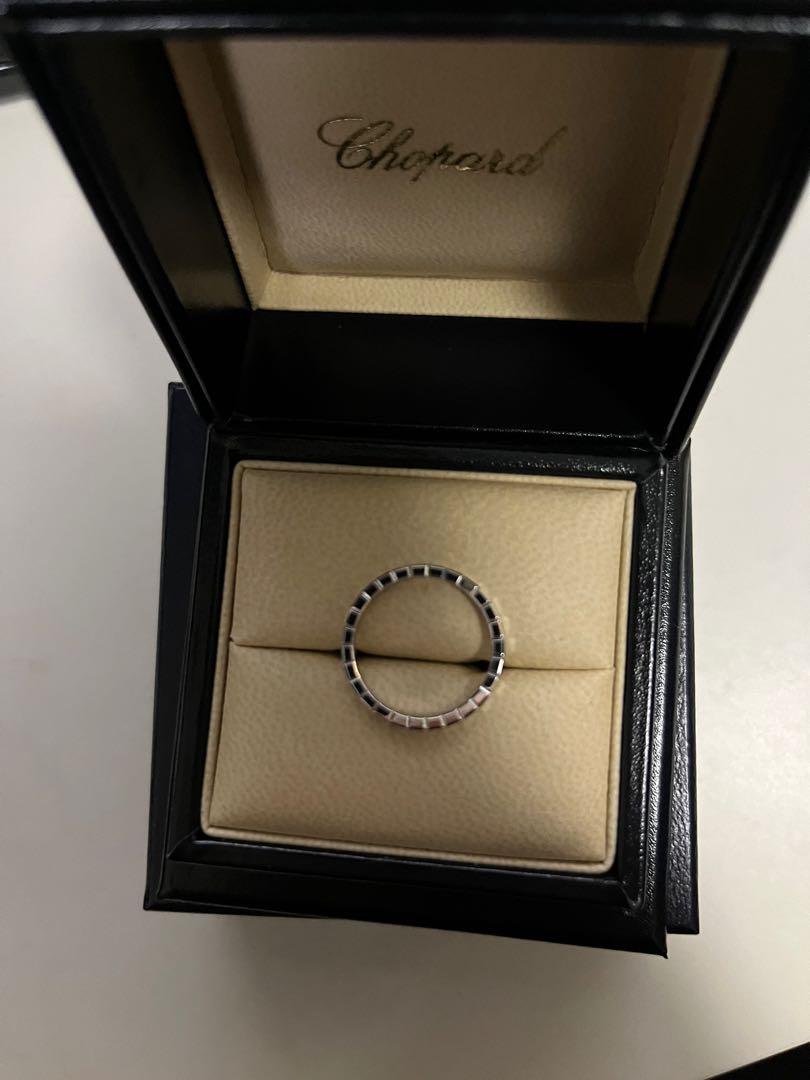 Chopard Ice Cube White Gold Ring, Men's Fashion, Watches & Accessories ...