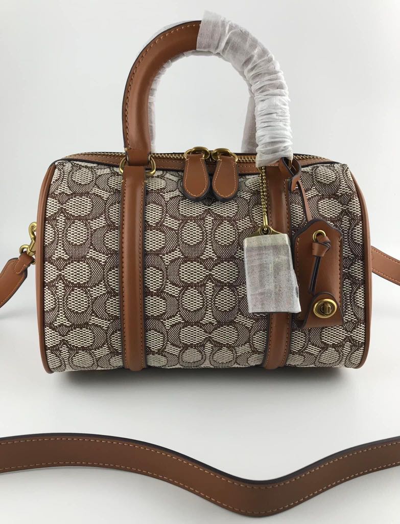 Coach Ruby Satchel 25 in Signature Textile Jacquard, Women's Fashion ...