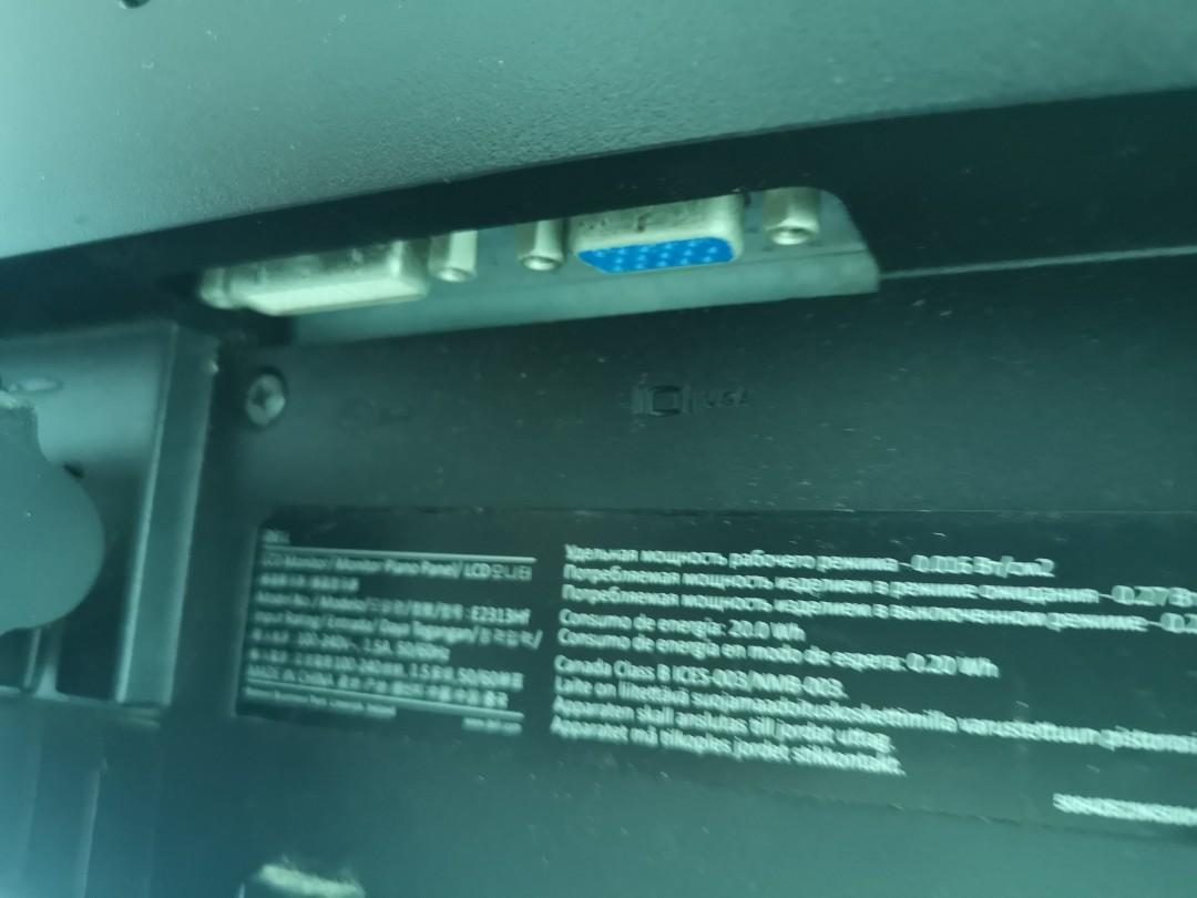 Dell 23 inch E2313 LCD Monitor, Computers & Tech, Parts & Accessories ...