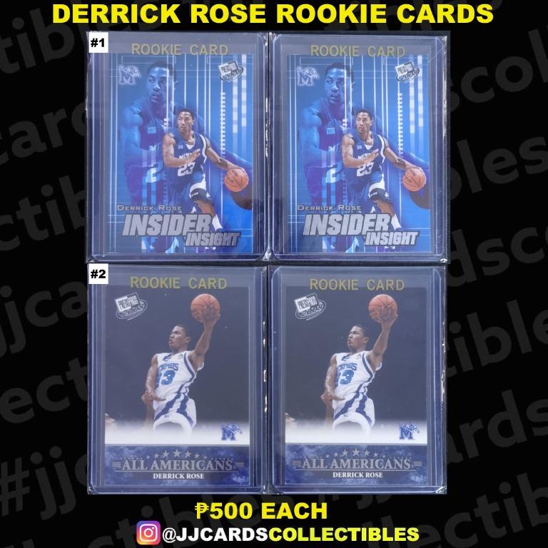 Derrick Rose Rookie NBA Cards in Top Loader Batch1, Hobbies & Toys ...