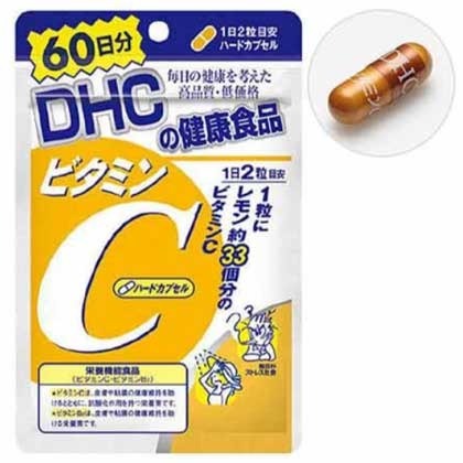DHC 維他命C 120粒 (60日份量), 健康及營養食用品, 健康補充品, 健康補充品 - 維他命及補充品 - Carousell