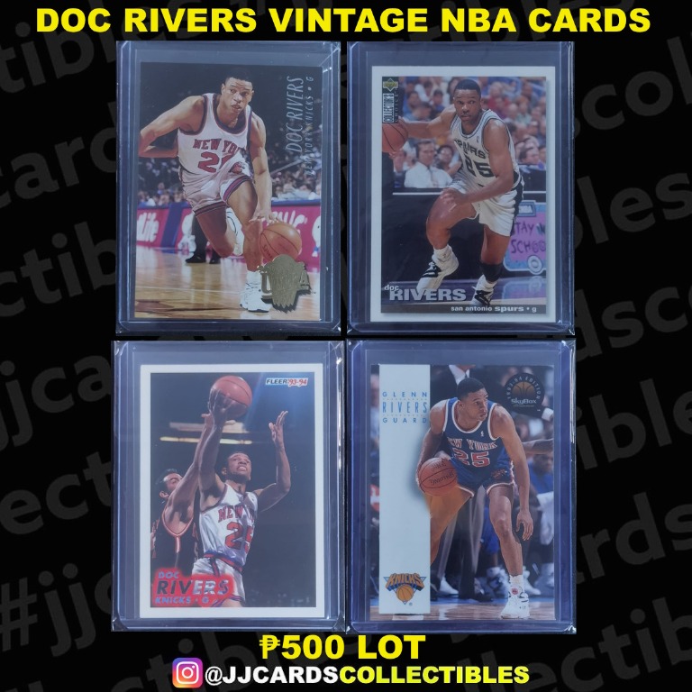 Doc Rivers Vintage NBA Cards in Top Loader, Hobbies & Toys, Toys ...