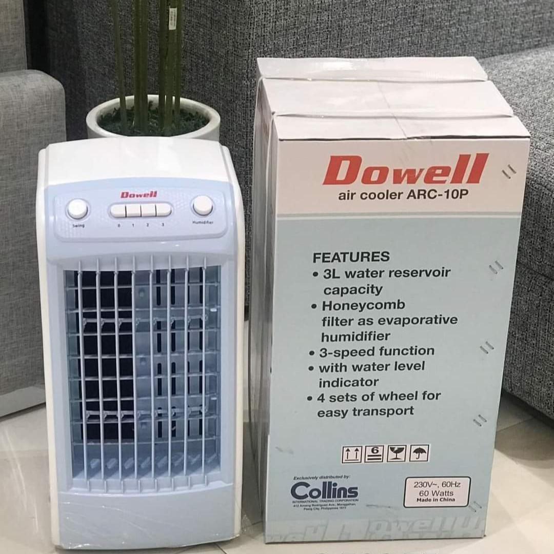 Dowell 3L Air Cooler Cooling Fan 3 speed humidifier with wheel, TV ...