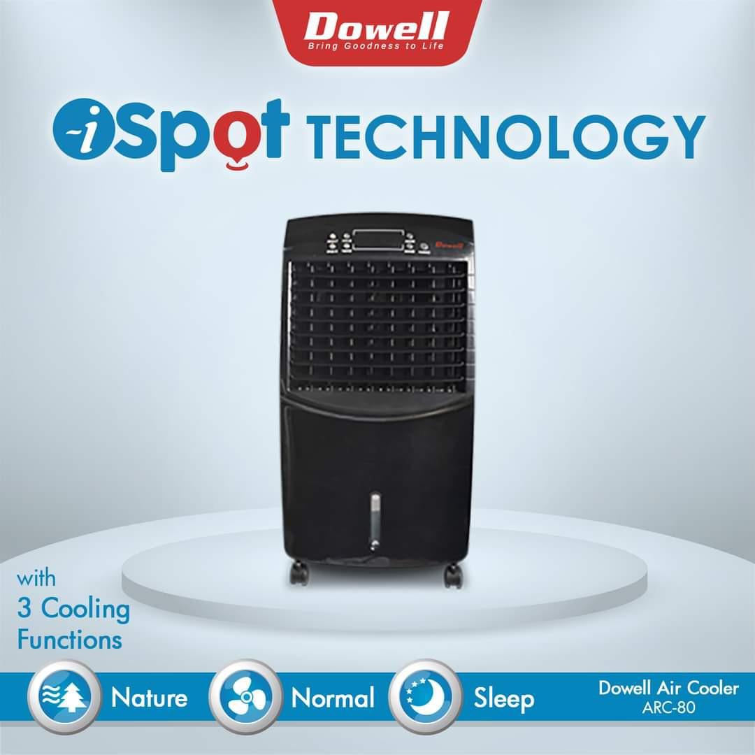 Dowell 9L water tank air cooler with ionizer cooling fan honeycomb ...