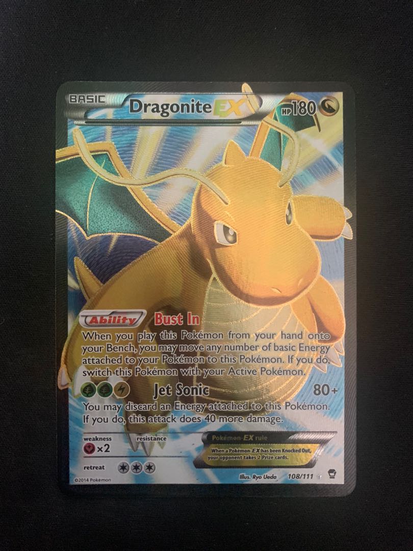 Dragonite EX 108/111 Full Art Ultra Rare | Pokemon Cards TCG XY ...