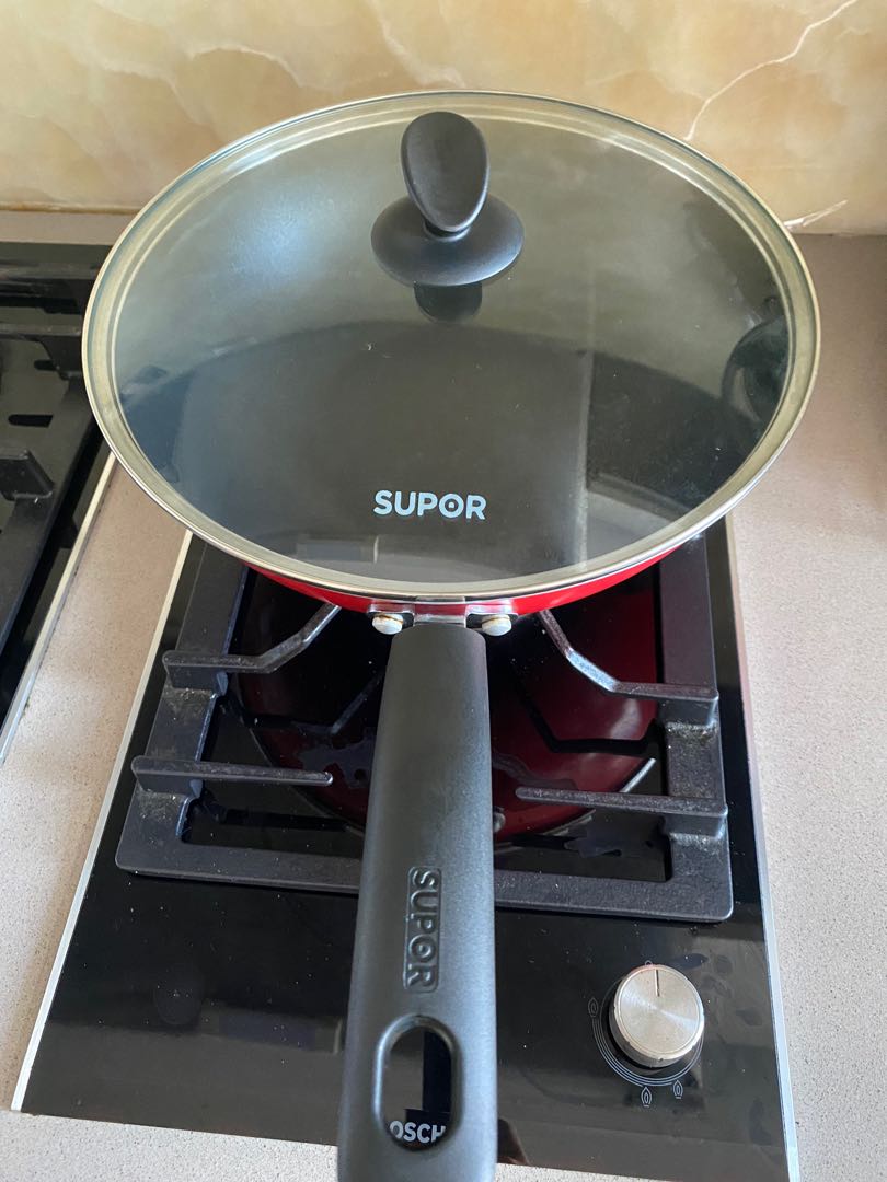 [FREE] Supor Chinese Wok Pan 31cm with Lid, Furniture & Home Living ...