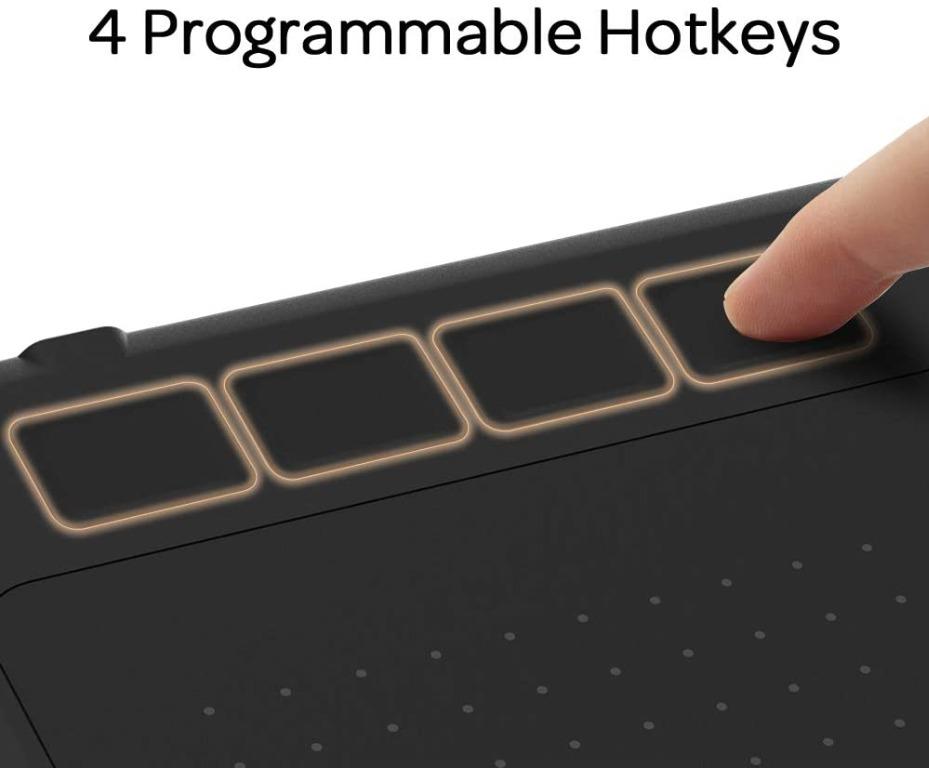 GAOMON S620 Graphics Tablet 6.5 x 4 Inches Pen Tablet with 4 Express ...