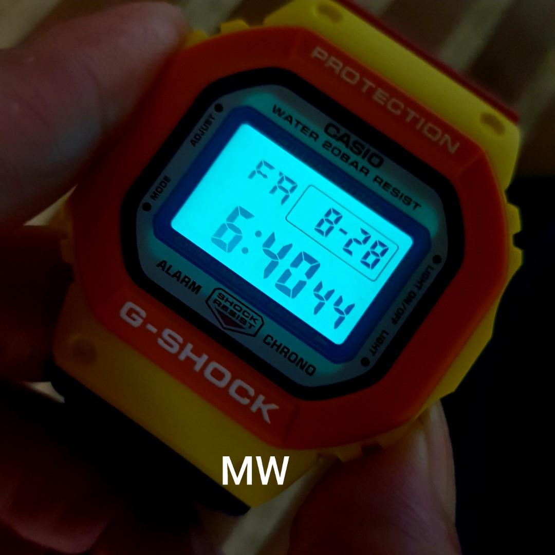 Genuine Casio Men G-Shock unisex watch Lego colors dw5600 dw-5600 brand ...