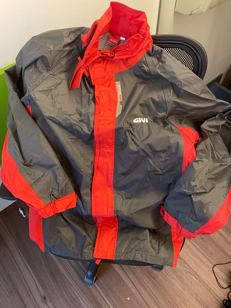 GIVI waterproof jacket and pants (M), Motorcycles, Motorcycle Apparel ...