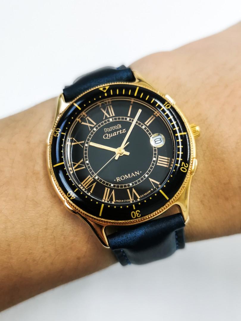 HMT Roman Quartz, Men's Fashion, Watches & Accessories, Watches on ...