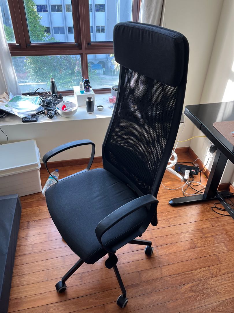 Office Chair IKEA MARKUS, Furniture & Home Living, Furniture, Chairs on ...