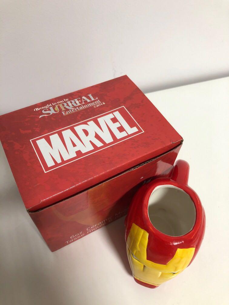 Iron Man Ceramic Mug 6 oz, Hobbies & Toys, Memorabilia & Collectibles ...