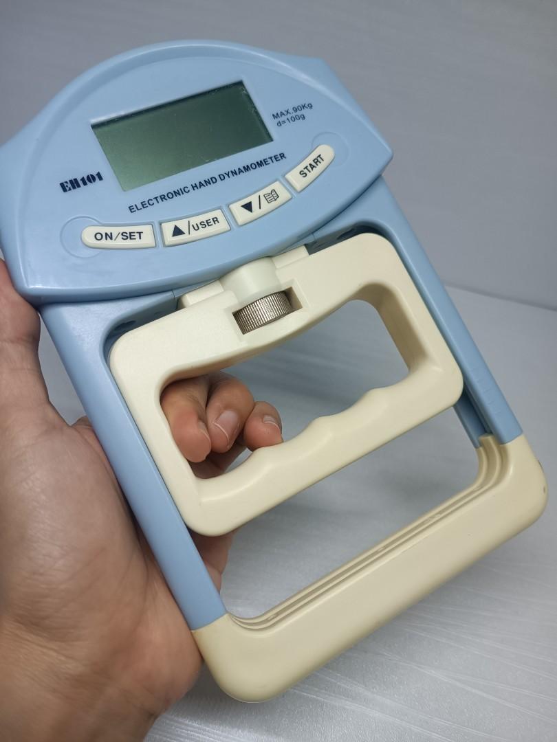 Japan Surplus Digital Electronic Dynamometer Hand grip power strength ...