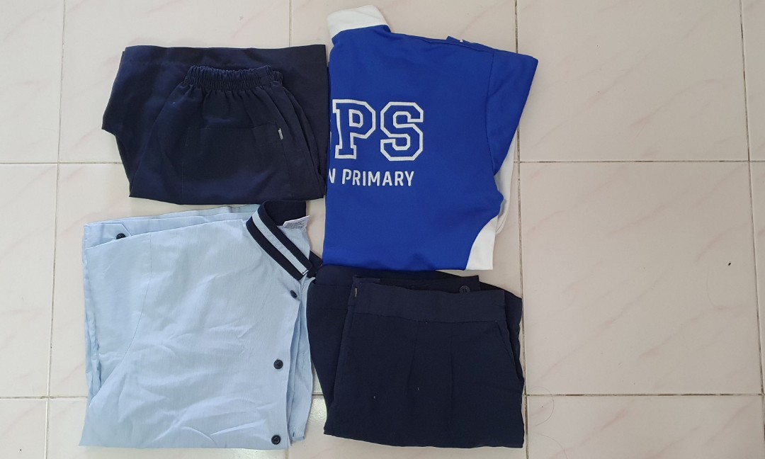 Jing Shan Pri Sch JSPS uniform & PE attire, Babies & Kids, Babies ...