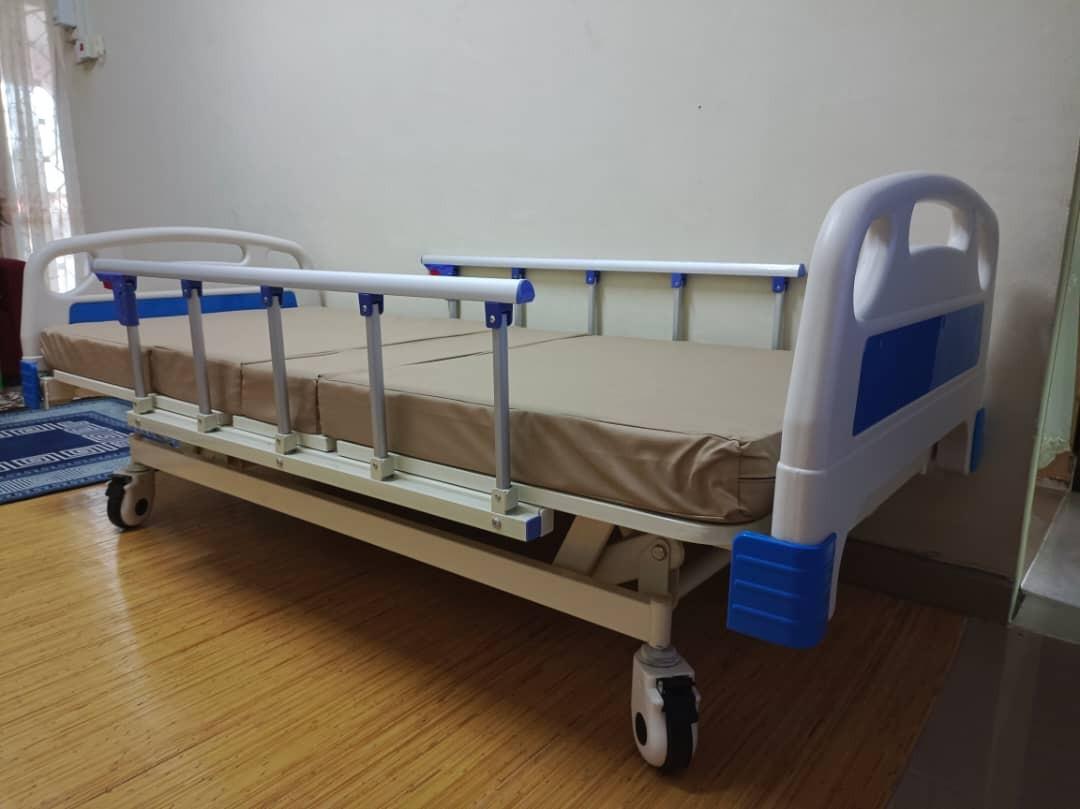 Katil hospital katil orang sakit hospital bed, Furniture & Home Living ...