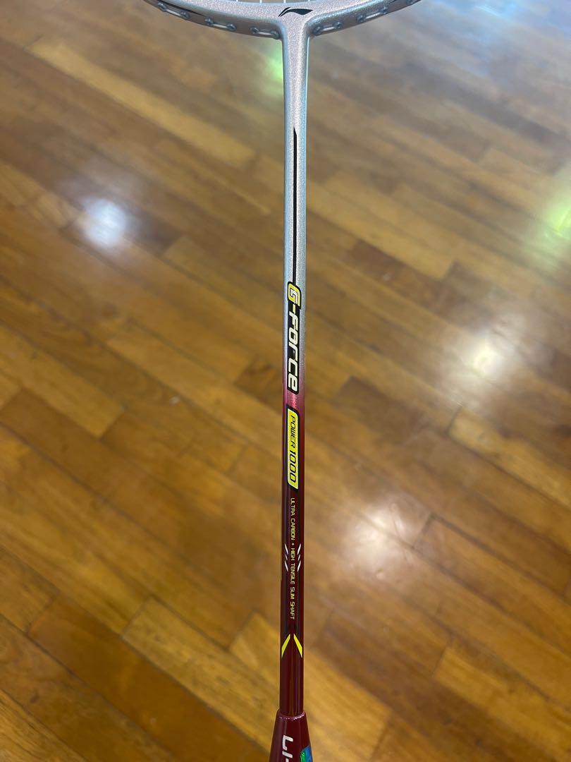 Li Ning G-Force power 1000, Sports Equipment, Sports & Games, Racket ...