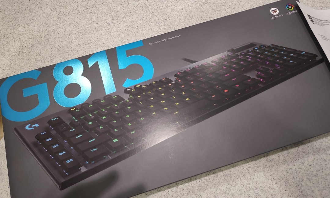 Logitech Keyboard G815 Tactile, Computers & Tech, Parts & Accessories ...