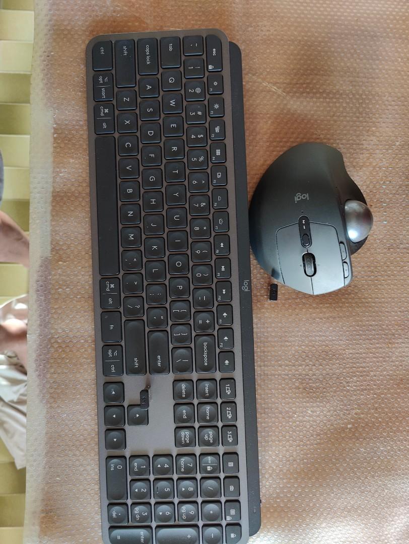 LOGITECH MX KEYBOARD & MX ERGO WIRELESS MOUSE., Computers & Tech, Parts ...