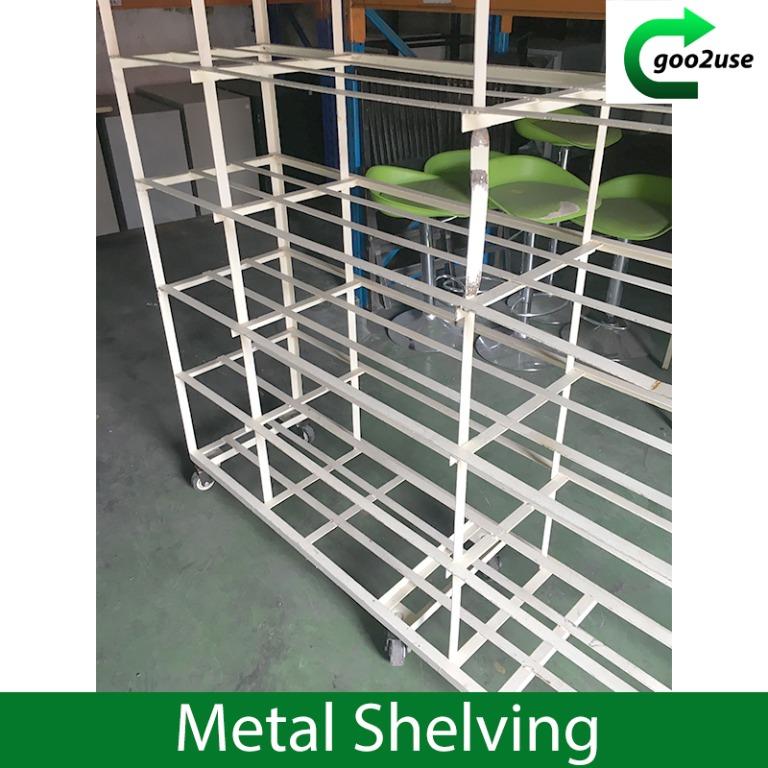 Metal Rack Shelving 7 Tier, Furniture & Home Living, Furniture, Shelves ...