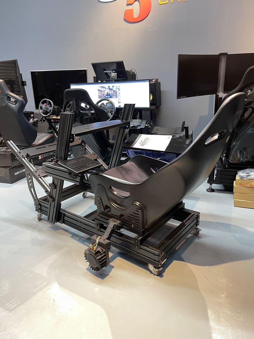 Next Level Racing F-GT Elite wheeldeck edition ES1 seat / aluminium rig ...