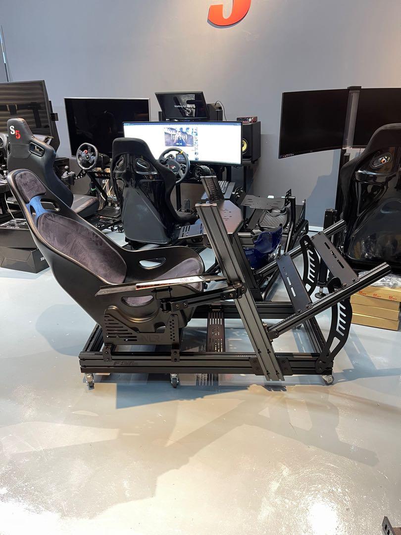 Next Level Racing F-GT Elite wheeldeck edition ES1 seat / aluminium rig ...