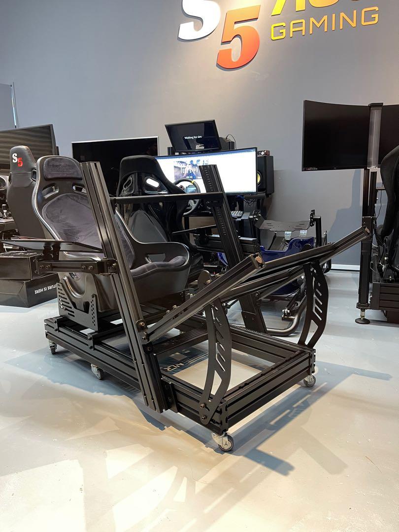 Next Level Racing F-GT Elite wheeldeck edition ES1 seat / aluminium rig ...